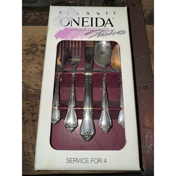 Oneida | Dining | Oneida Stainless Flatwear 2 Piece Service For 4 Place ...